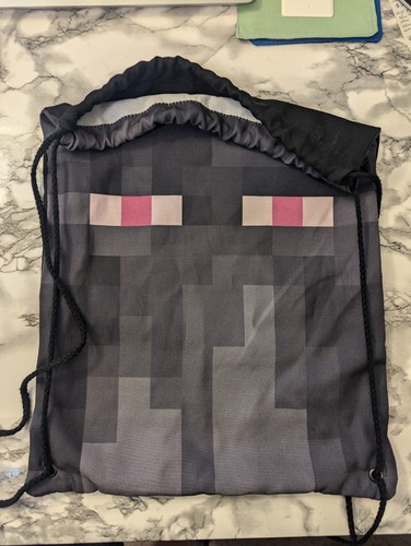 Minecraft Minecon 2016 Anaheim Cloth Swag Bag Sling Drawstring Backpack ...