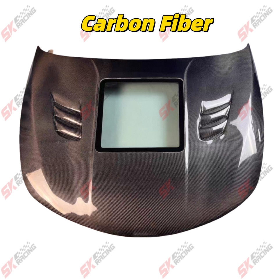 Carbon Fiber/Unpainted Front Glass Hood Bonnet Cover Fits Alfa Romeo ...