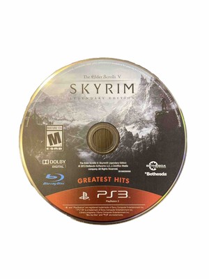 The Elder Scrolls V: Skyrim (PlayStation 3, 2011) Disc Only 93155117624 ...