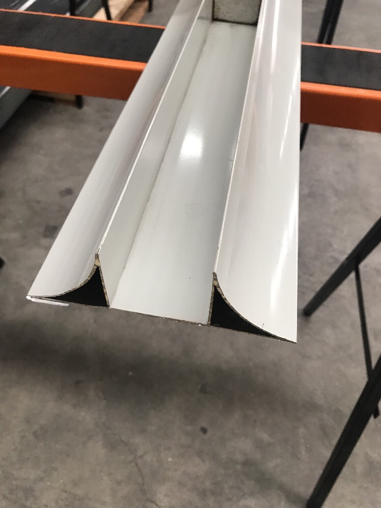 50mm Powder Coated Double Coving Channel For Partition Wall,Annex ...