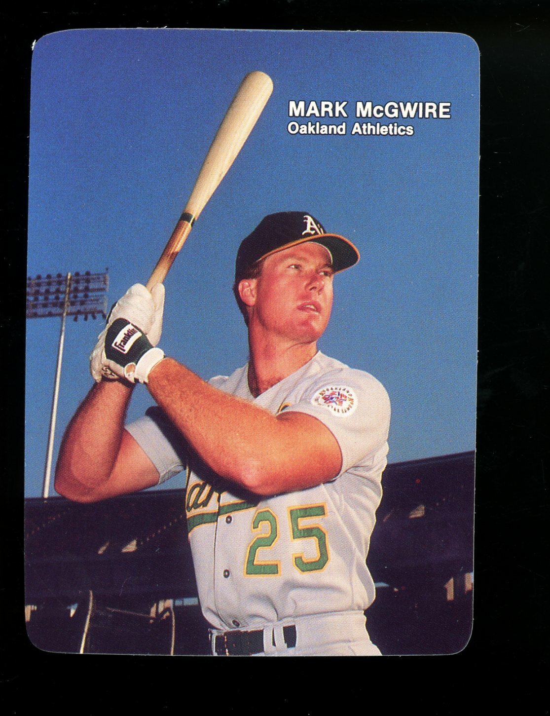 1988 Oakland A's Mother's Cookies Mark McGwire #4 of 4 | eBay