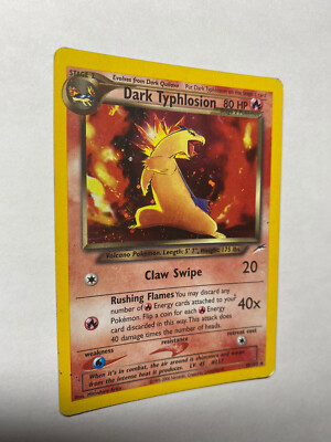 Dark Typhlosion 10/105 - Holo Foil Rare - Neo Destiny - Pokemon Card | eBay