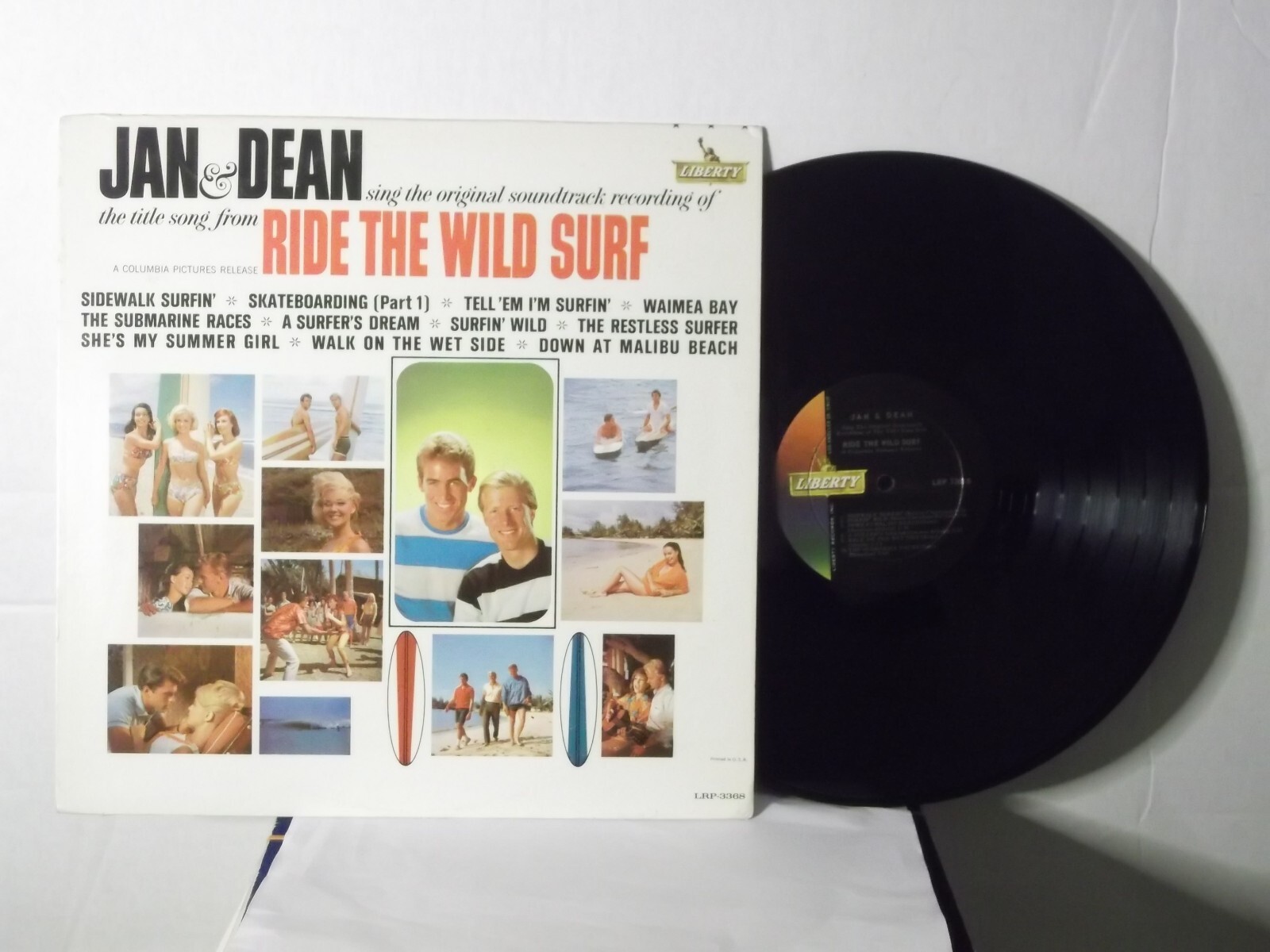 Jan & Dean,Liberty,"Ride The Wild Surf",US,LP,mono,1965 surf rock ...