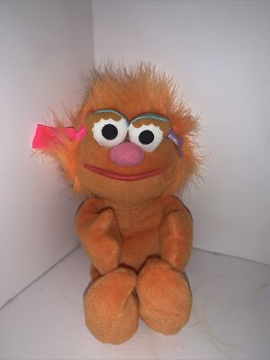 Vintage 1995 Tyco Sesame Street Zoe Monster Plush 9" Jim Henson | eBay