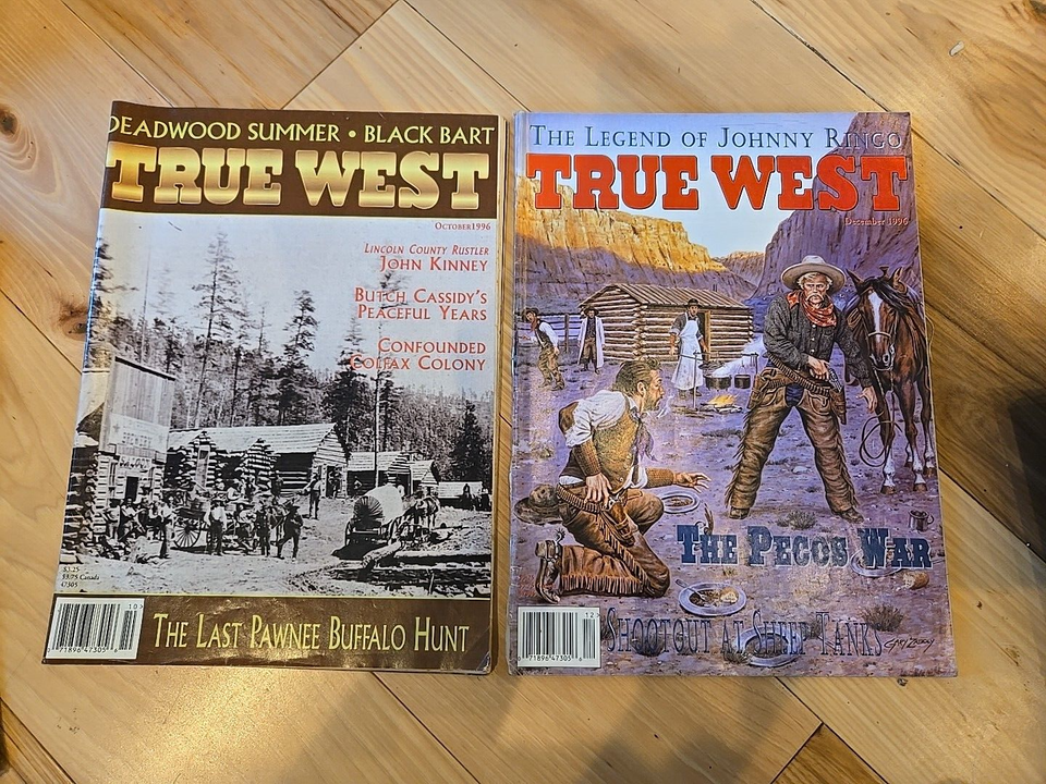 Lot Of 17 True West Magazines 1996 1997 Western Cowboy Vintage Frontier ...