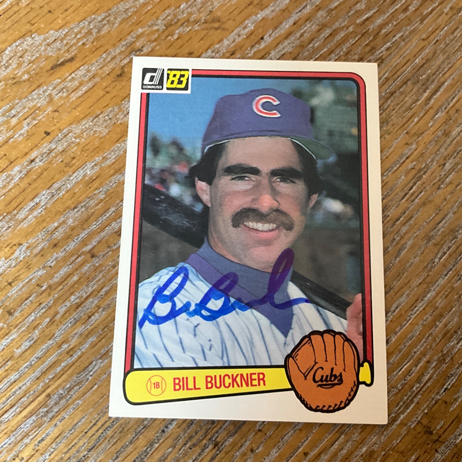 Autographed 1983 Donruss. BILL BUCKNER ( DEC.). #L-1 | eBay