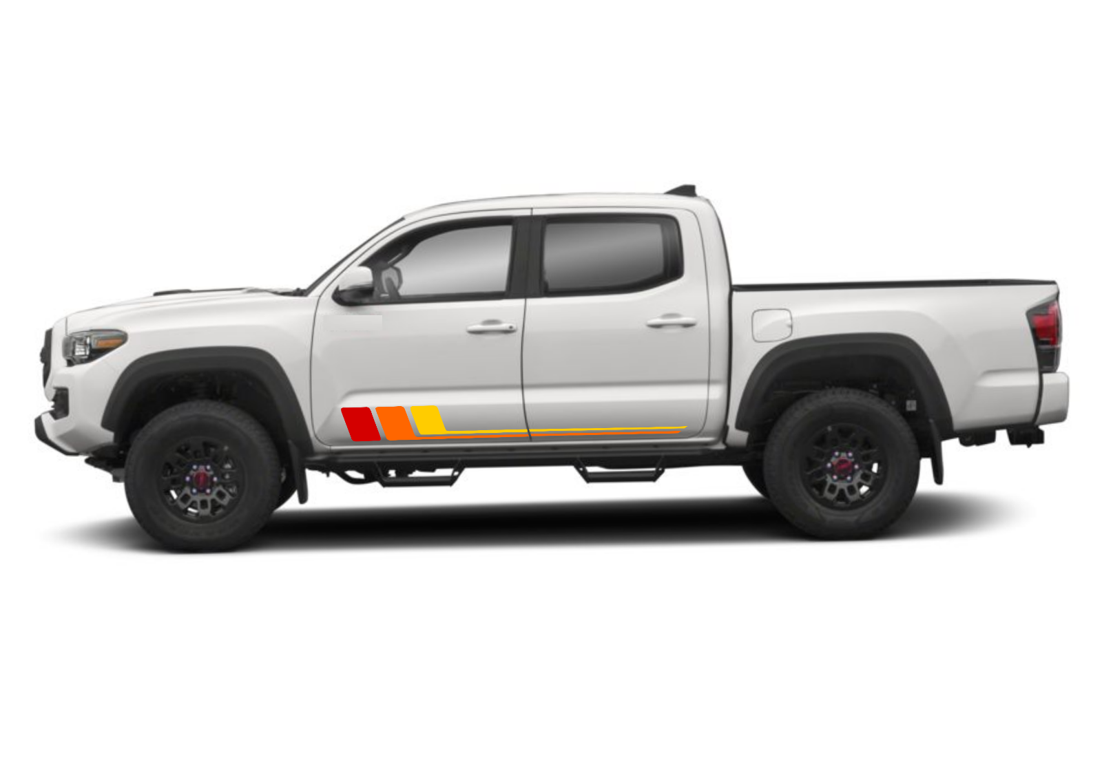 TRD Stripes For Toyota Tacoma retro lines sticker vinyl Decal Side PRO ...