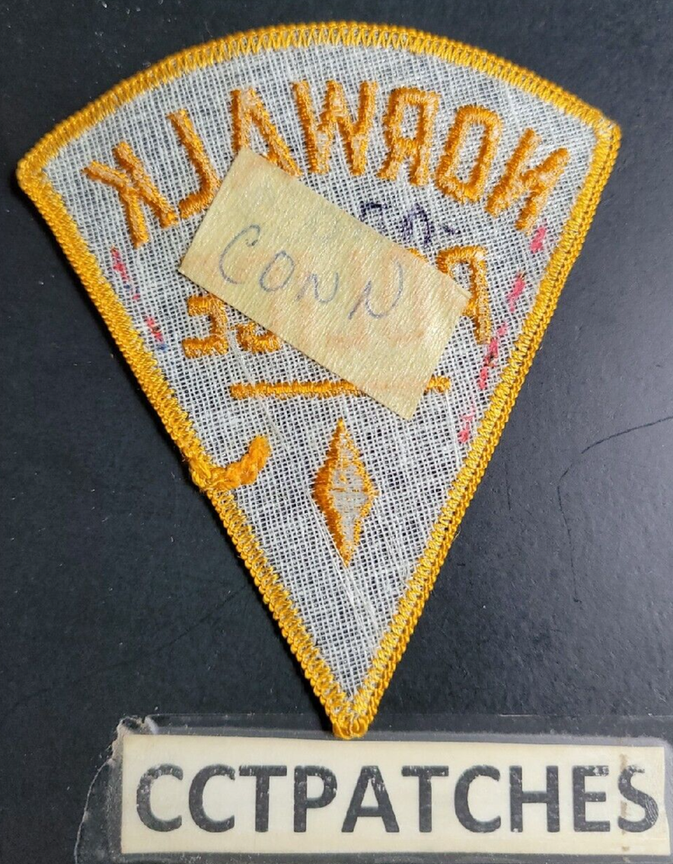 NORWALK, CONNECTICUT POLICE SHOULDER PATCH CT | eBay