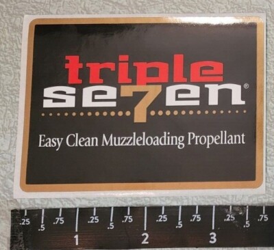 Triple Seven Hodgdon Gun Powder Clean Muzzleloading Propellant Decal ...