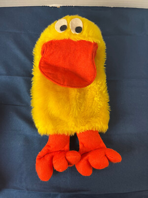 Yellow DUCK with Feet Hand Puppet Plush 12" | eBay