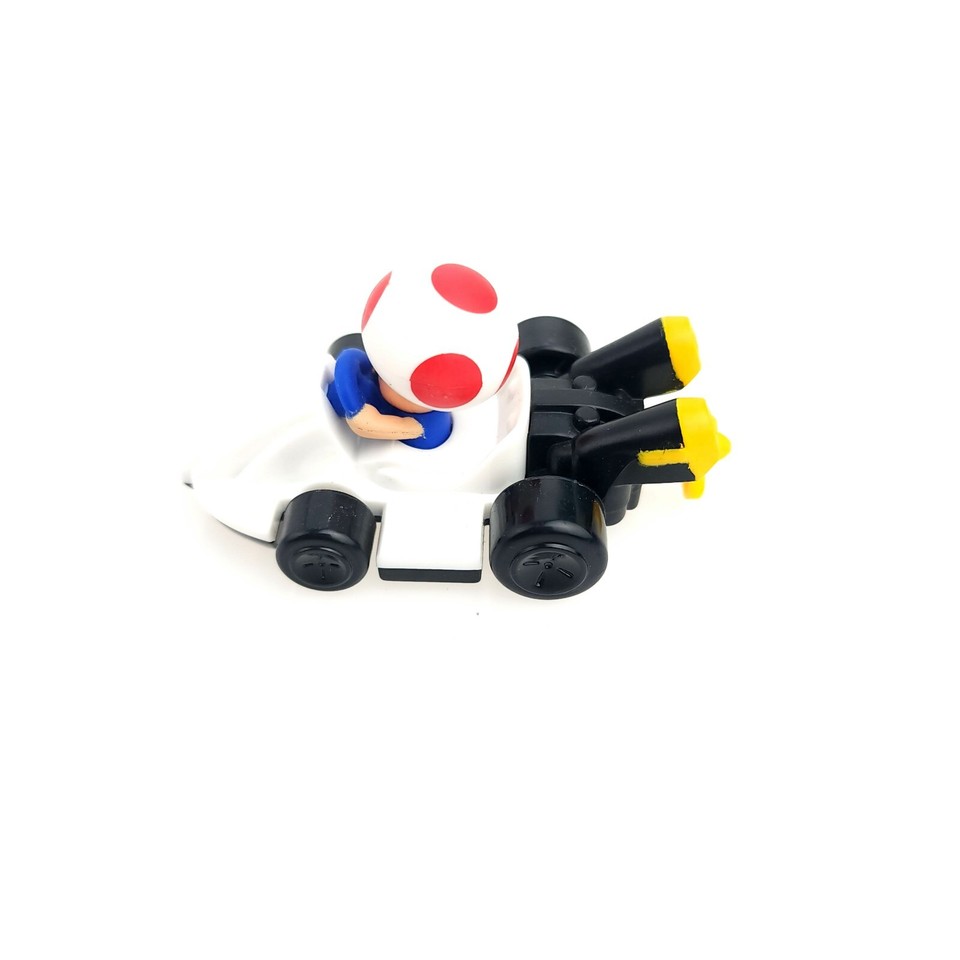 2014 McDonald's Nintendo Super Mario Kart Toad Pull Back Racer Toy USA ...