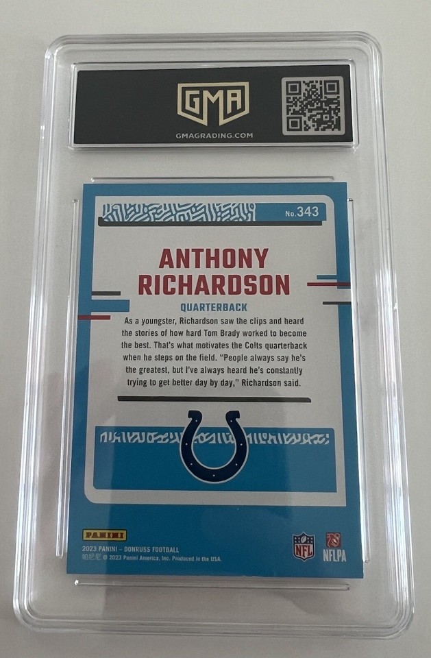 2023 Donruss Anthony Richardson RC GMA10 🔥 | eBay
