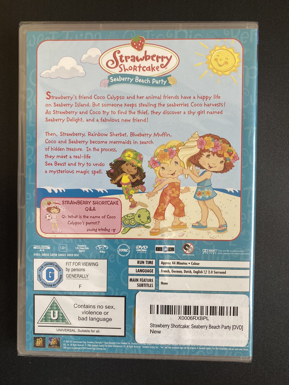 Strawberry Shortcake - Strawberry Shortcake: Seaberry Beach Party ...