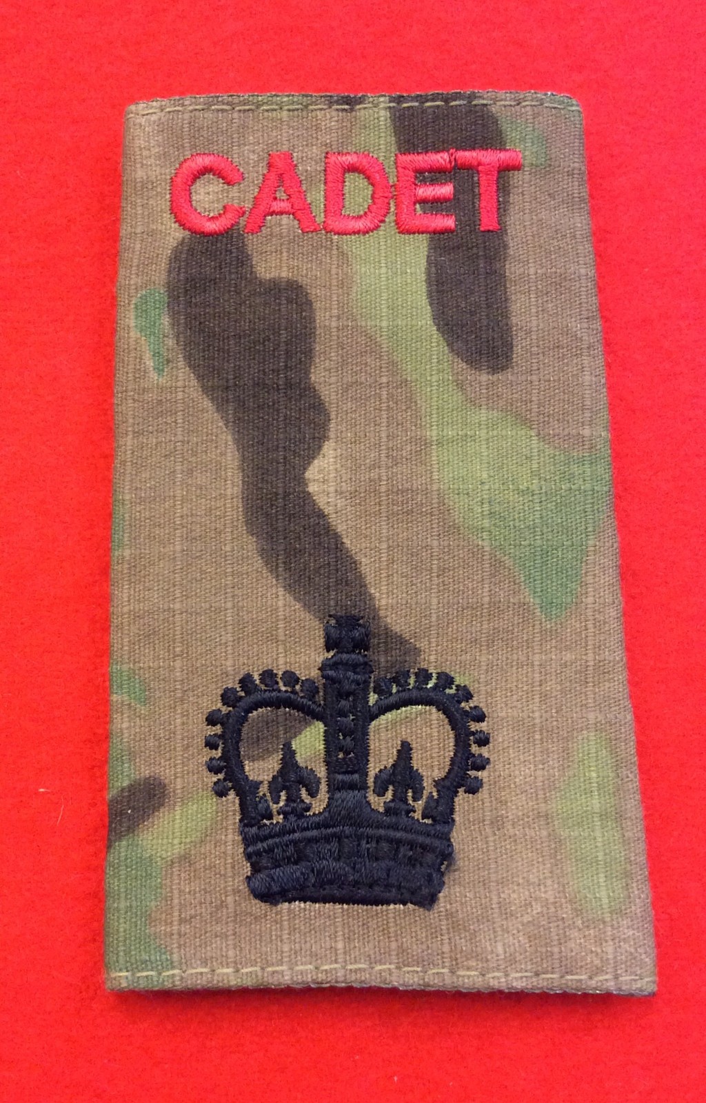 1 X Army Cadet Force Combat MTP Rank Slides Multicam Cadet Rank Slides ...