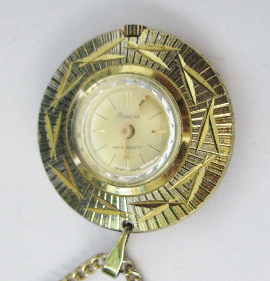 VINTAGE ANTIMAGNETIC WATCH NECKLACE FAMOUS WATCH PENDANT DESIGN NR | eBay