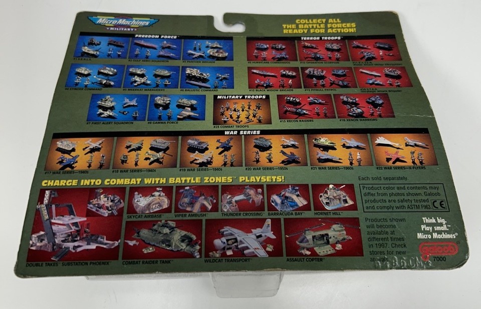 Galoob 1996 Micro Machines Military War Series #19 The 1940s NIB! ~058 ...