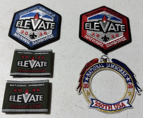 2026 Nat Jamboree ELEVATE Staff&Participant Patch/Ring 250 Patch ...