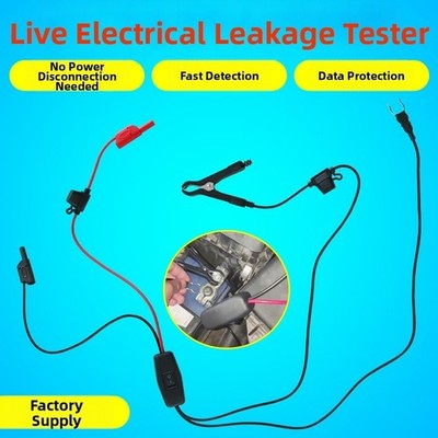 12V Automotive Battery Drain Tester with Copper Connectors and ...