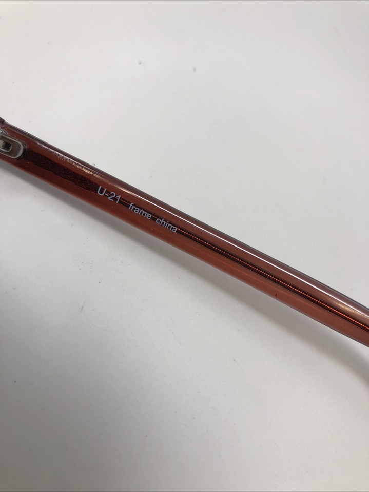 4u Eyeglasses Frames U-21 50-18-145 Brown/Blue Full Rim JV22 | eBay