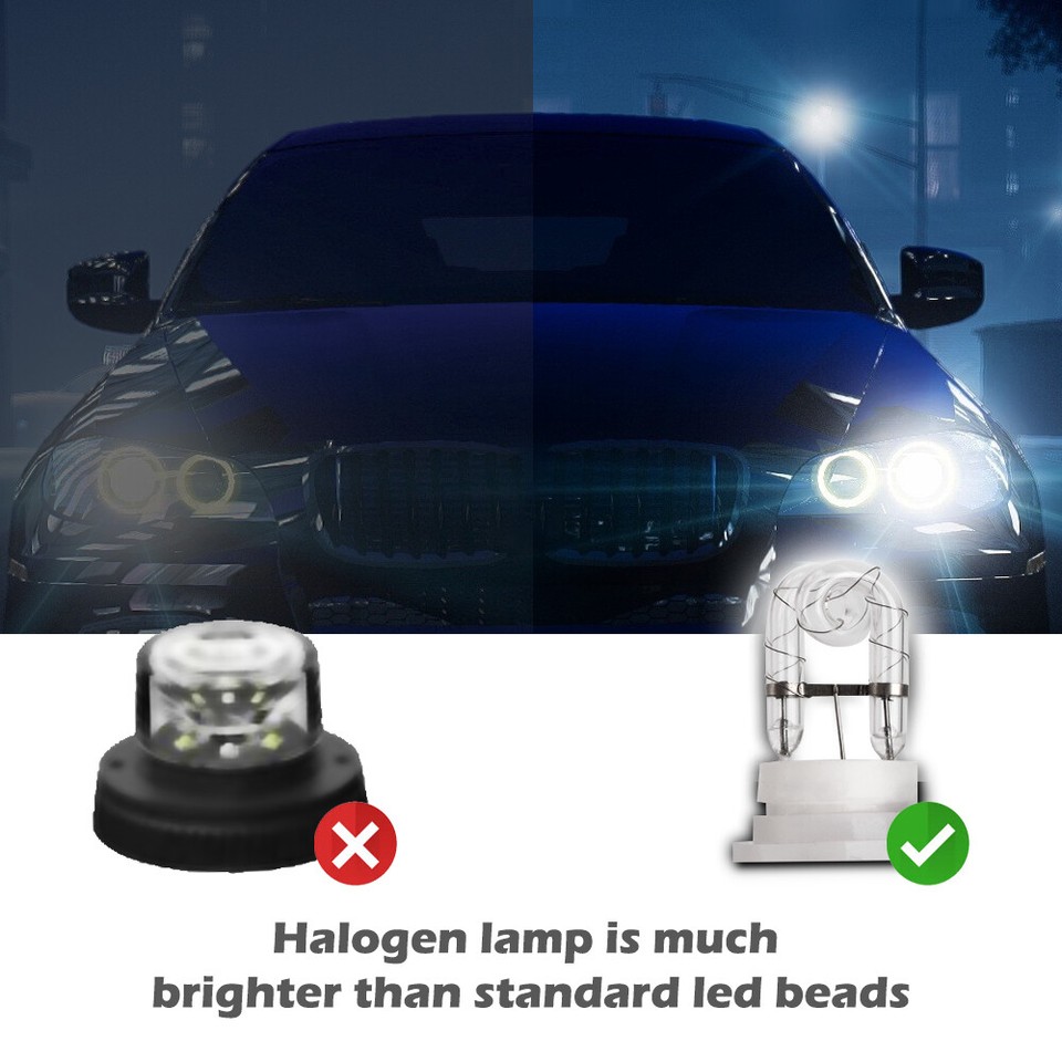 120W White 6 HID Bulbs Hide Away Hazard Emergency Warning Strobe Light ...
