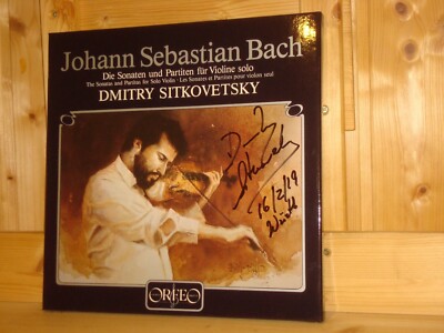 DMITRY SITKOVETSKY Bach Violin Sonatas & Partitas ORFEO 3 LP BOX Signed ...