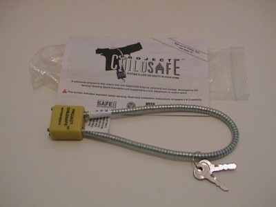 PROJECT CHILDSAFE GUN RIFLE PISTOL TARGET SPORTSMENS HUNTING CLUB GUN ...