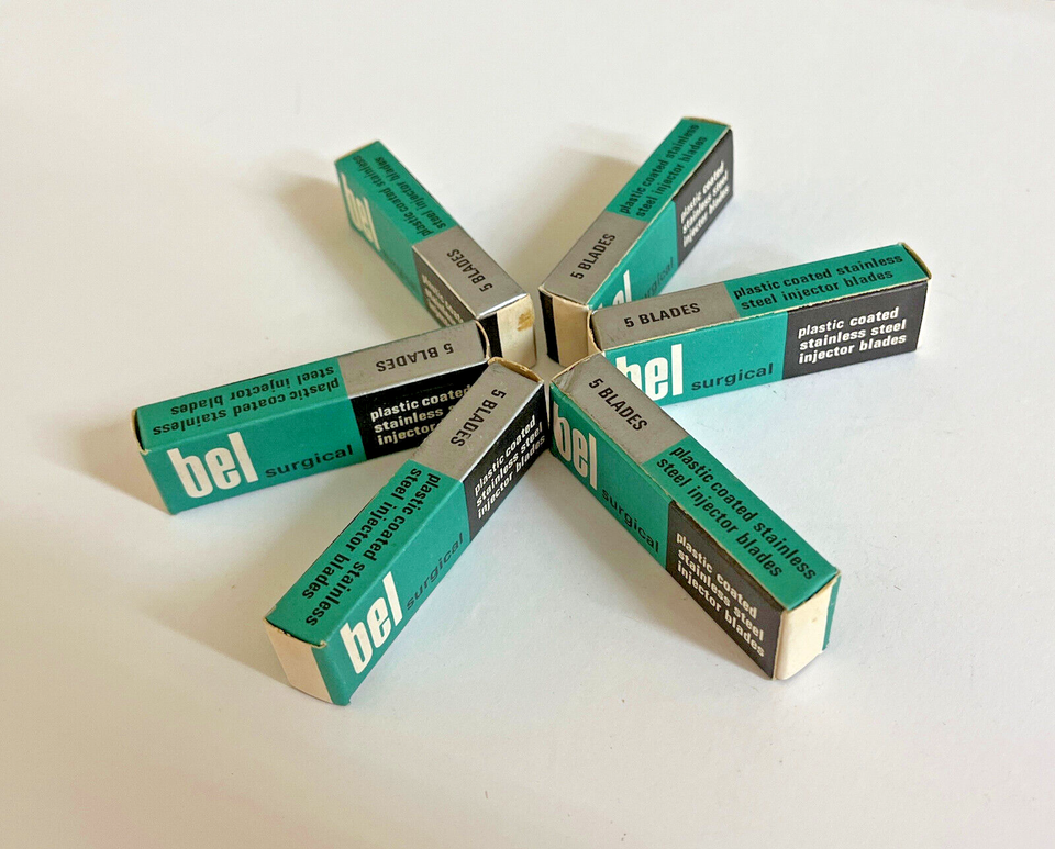 SALE! 30 bel® Coated Stainless Steel Injector Straight Razor / Surgical ...