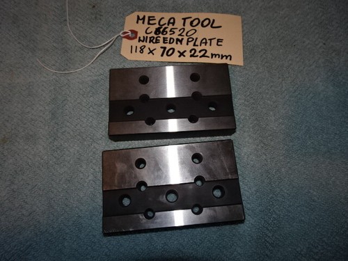 WIRE EDM MECATOOL C665200 PLATE 118 X 70 X 22MM 2PCS. SET | eBay