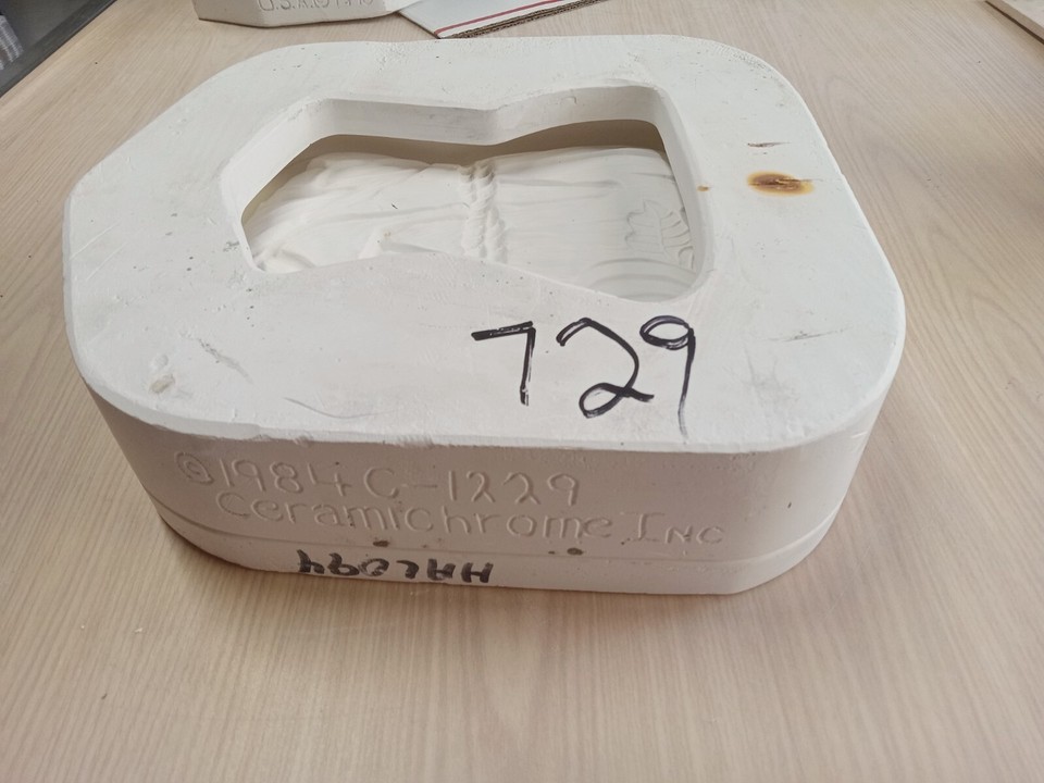 Ceramichrome C1229 9.5" Halloween Fall Plate Dish Slip Casting Ceramic ...