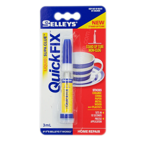 SELLEYS Quick Fix No Mess Supa Glue Liquid 3ml | eBay