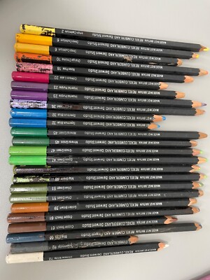 25 Vintage Rexel Cumberland DERWENT Studio Colour Pencils Professional ...