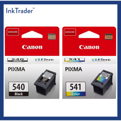 Genuine Canon PG-540 & CL-541 Black & Colour Ink Cartridges for Pixma ...
