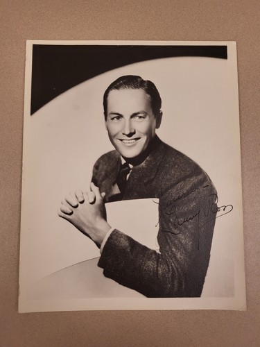 Sincerely Lanny Ross Singer Songwriter Autographed 8"x10" Black&White ...