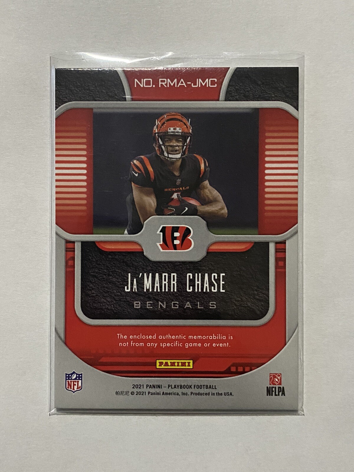 2021 Panini Playbook Patch Ja’Marr Chase RC RMA-JMC (Bengals) | eBay