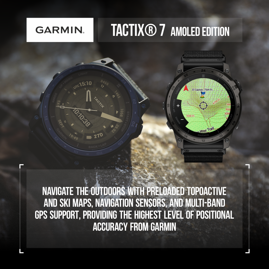 Garmin Tactix 7 AMOLED Military Tactical GPS Smartwatch 810132452239 | eBay