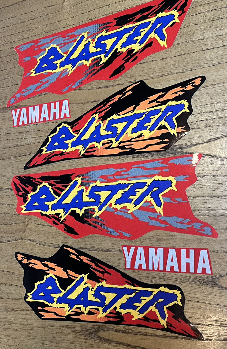 Yamaha Blaster Full Graphics Decals BL4 | eBay