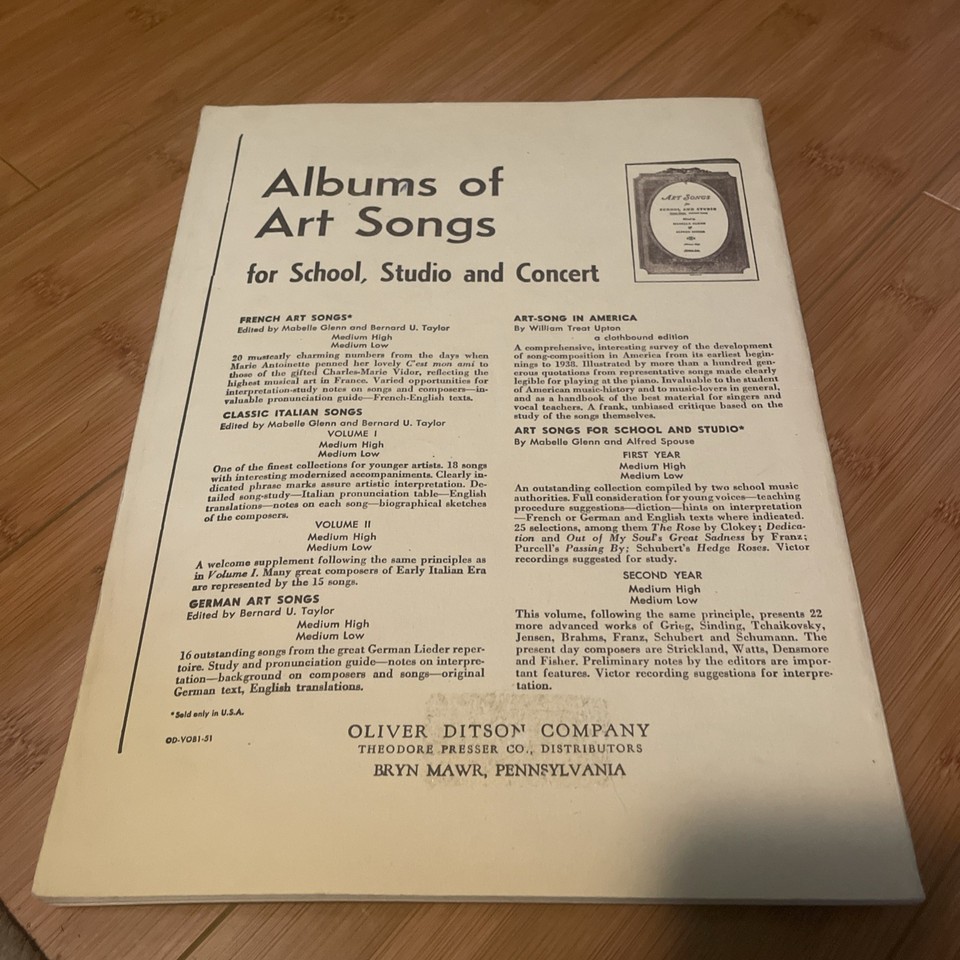 Vintage 1936 30 Singable Songs Martin Mason Medium Voice & Piano Sheet ...