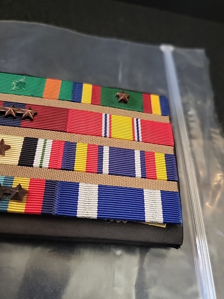 Marine Corps 12 Ribbon Bar FLAT NC NAM NUC MUC GC NAT DEF NATO AND MORE ...
