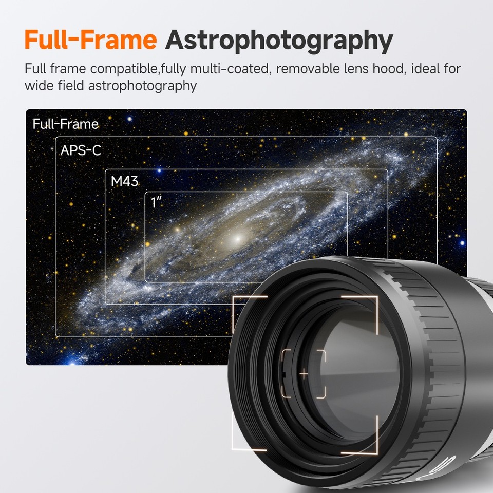 SVBONY SV535 F2.8 APO Astro Telescope Camera Len + SV241 Pro Power ...