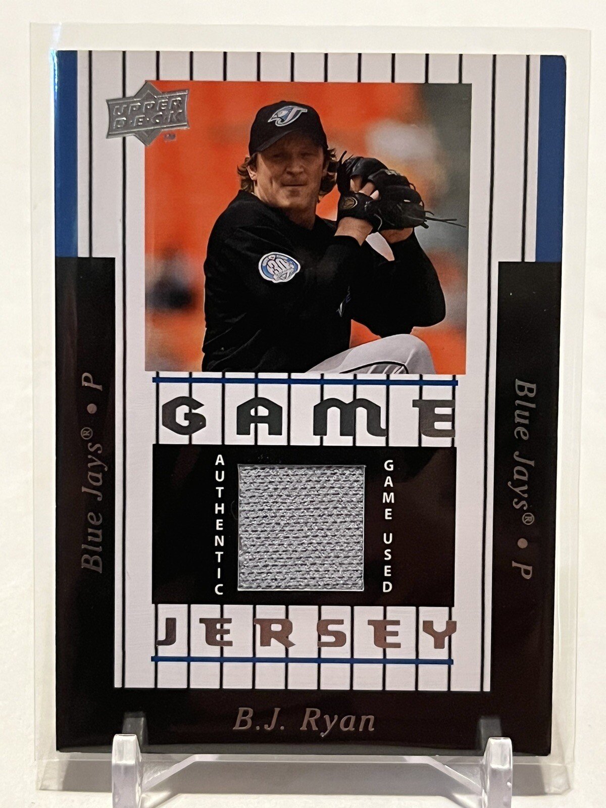 2008 Upper Deck Game Used Jersey BJ Ryan | eBay