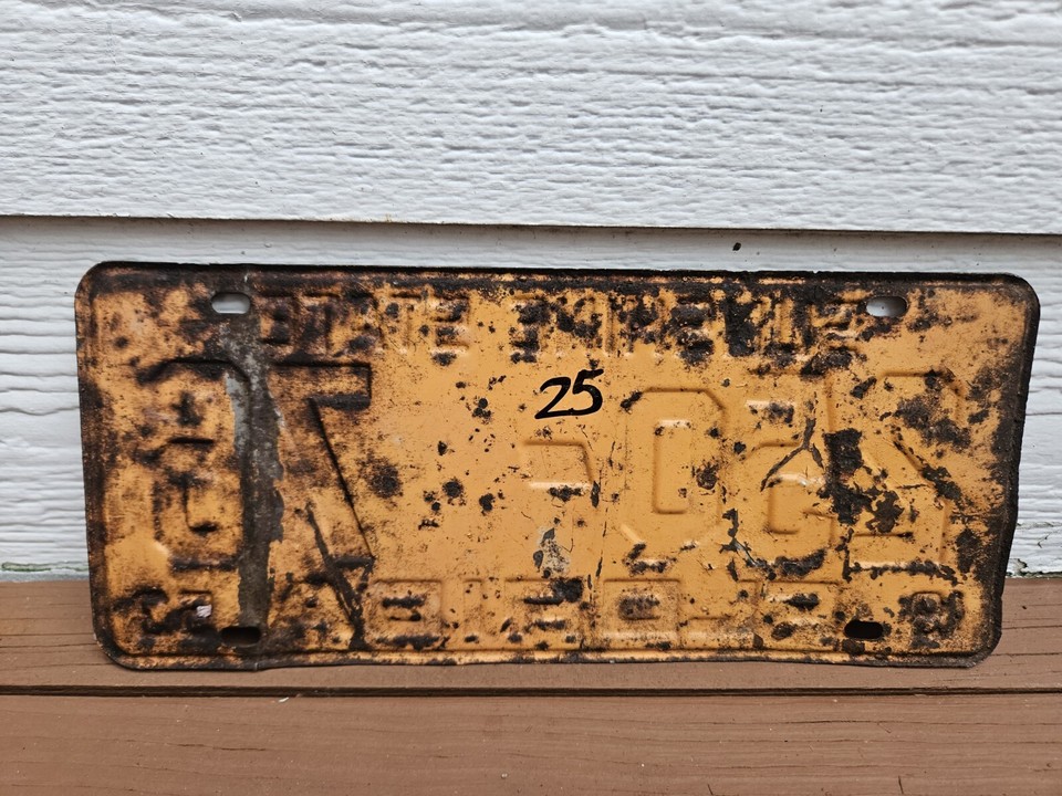 Vintage 1953 Florida Antique Vehicle License Plate "Q PREFIX" Jackson ...