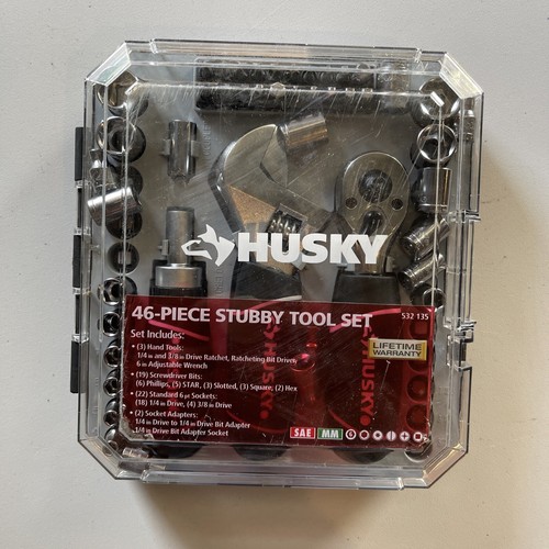 Husky 46piece Stubby Socket and Wrench Set for sale online | eBay