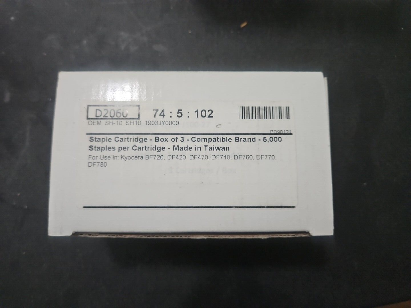 Compatible for Kyocera SH-10, SH10 (Staple Cartridge Refills - 3 Pack ...