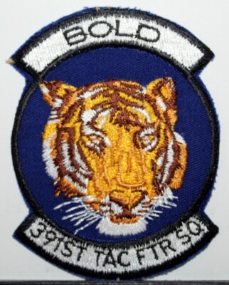 US Air Force 391st Tactical Fighter Squadron Full Color Badge Insignia ...