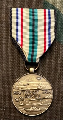 SOUTHWEST ASIA SERVICE MEDAL; FULL SIZE | eBay