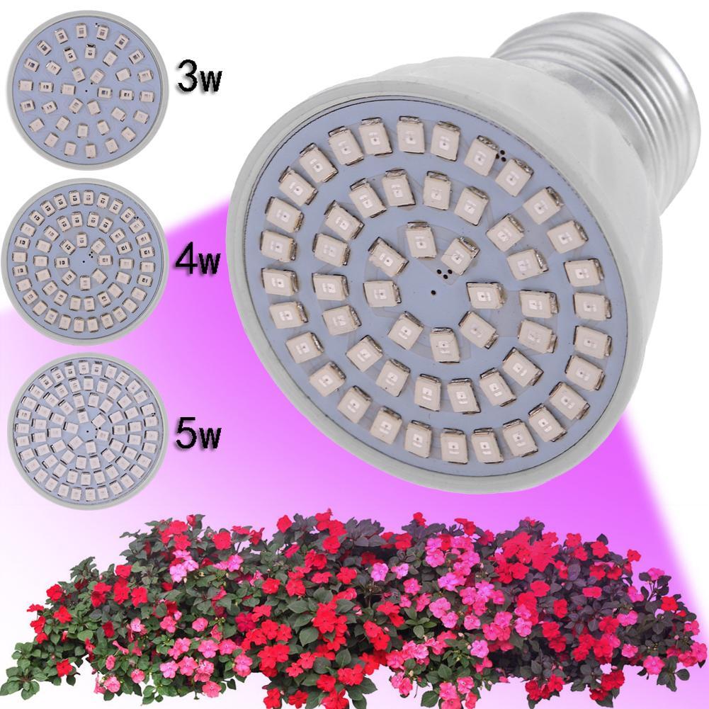 220V LED Plant Lamp Equipment E27 2835 SMD Grow Light for Greenhouse ...