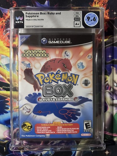 Gamecube Pokemon Box Ruby and Sapphire Sealed WATA 9.6 - Read ...