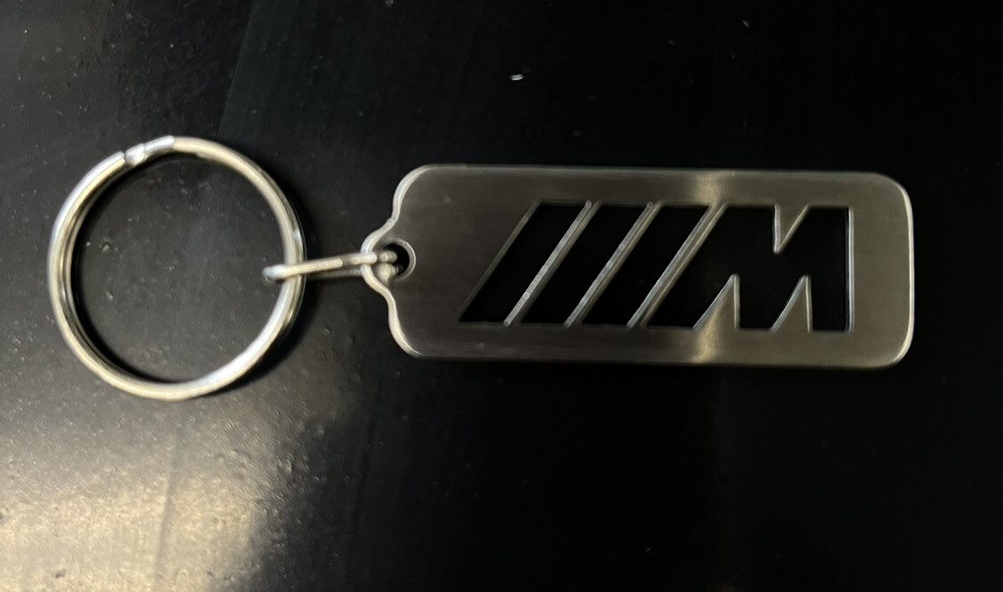 BMW M KEYRING KEY CHAIN RING FOB STAINLESS METAL NEW | eBay