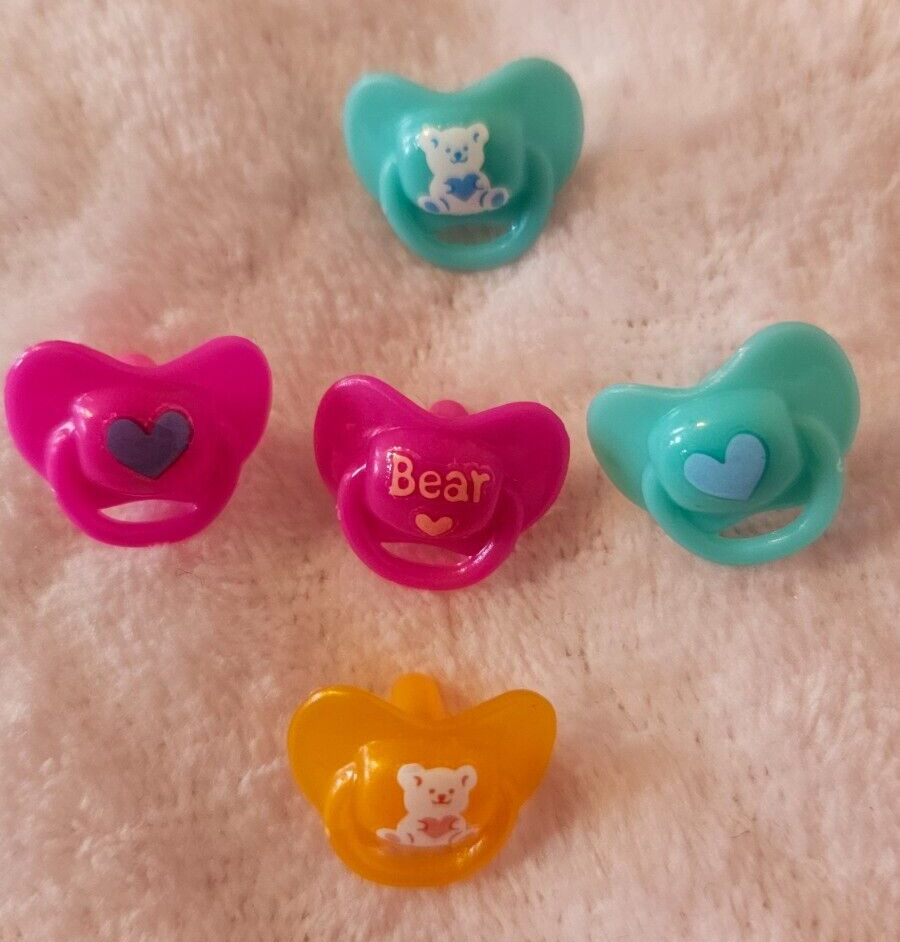 Small Cute dummies, pacifier for small dolls from size 7"/20cm | eBay