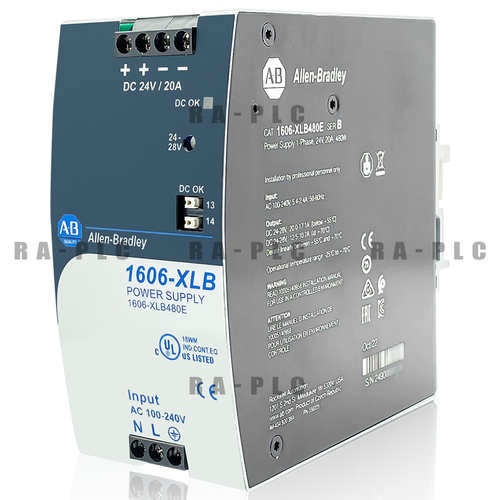 New 1606-XLB480E ALLEN-BRADLEY XLB Power Supply 480W 24VDC 20A 100% ...